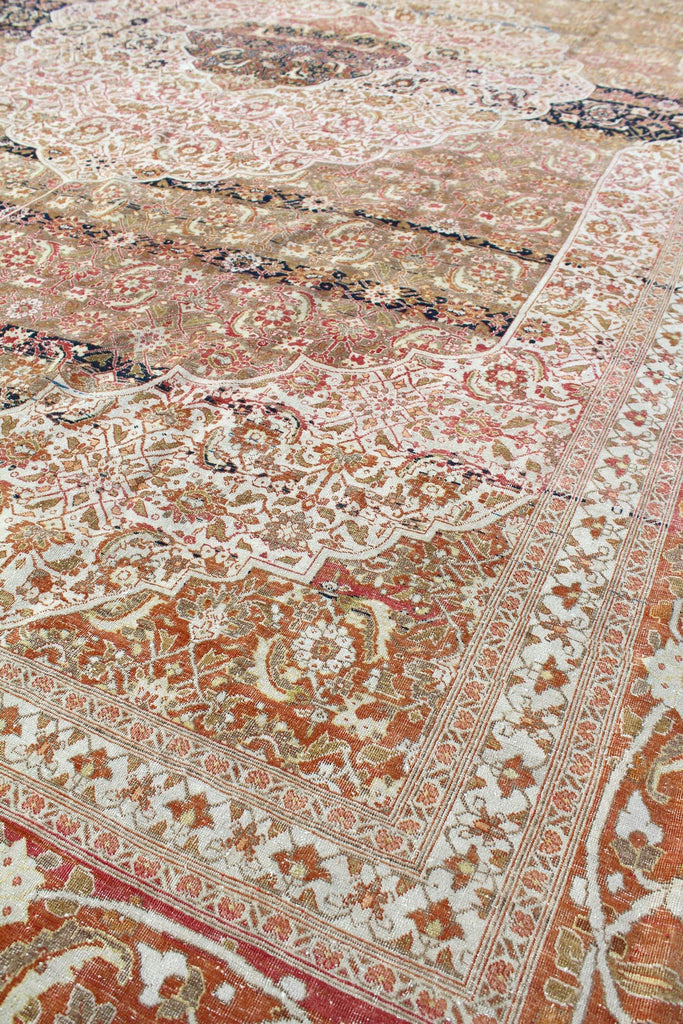 Vintage Haji Jalili Tabriz Handwoven Traditional Rug | Landry & Arcari