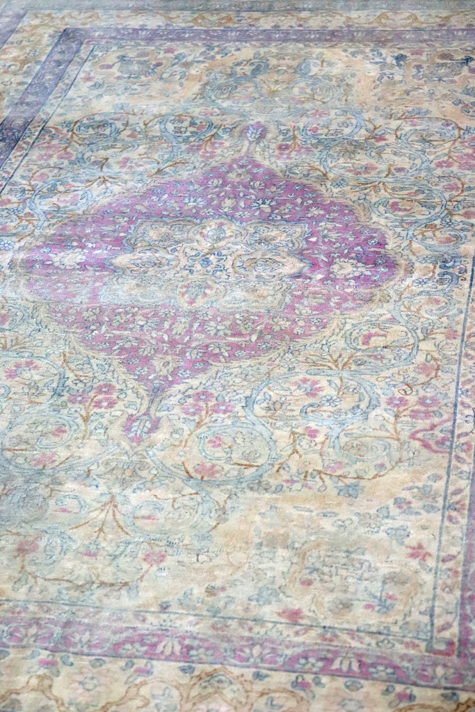 Vintage Isphahan Handwoven Traditional Rug | Landry & Arcari