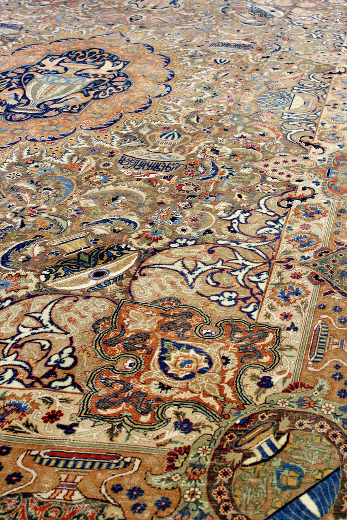 Vintage Kashmar Handwoven Traditional Rug | Landry & Arcari