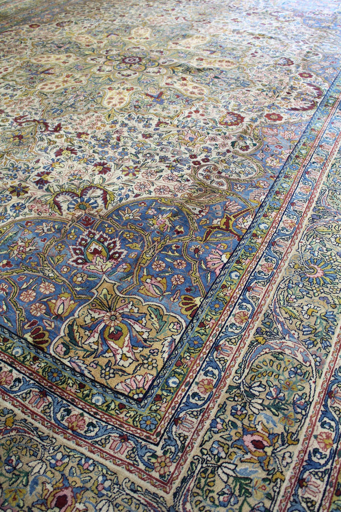 Antique Kerman Handwoven Traditional Rug | Landry & Arcari