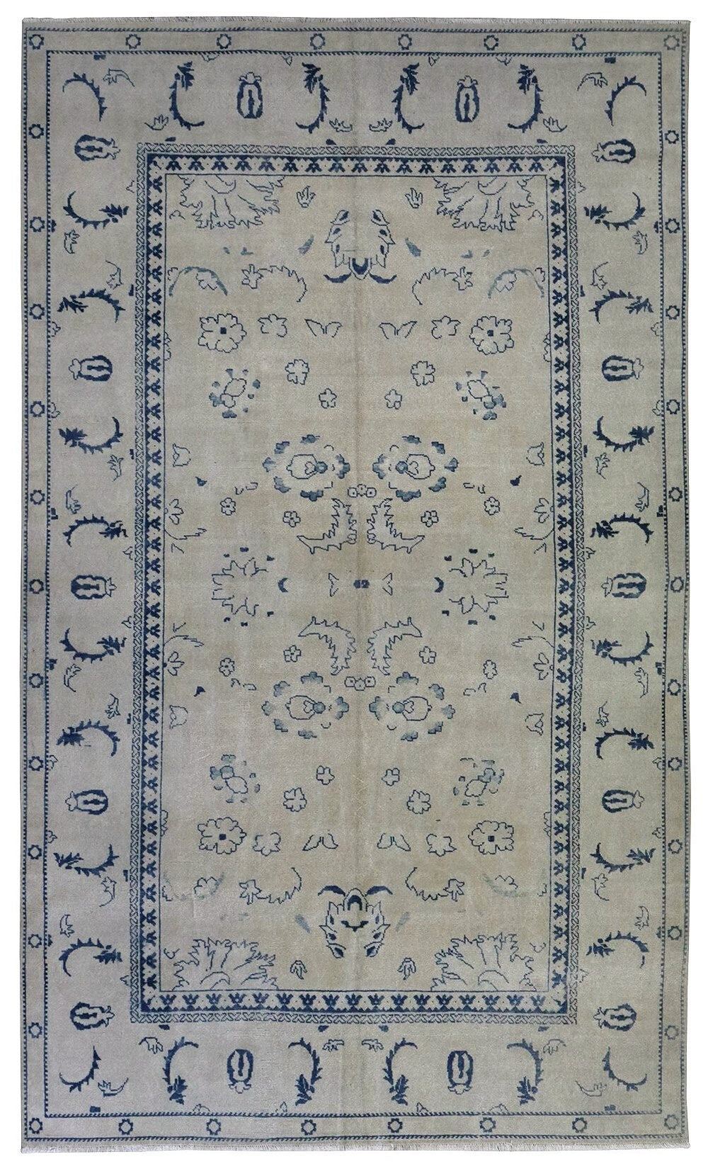 Vintage Mahal Handwoven Traditional Rug | Landry & Arcari