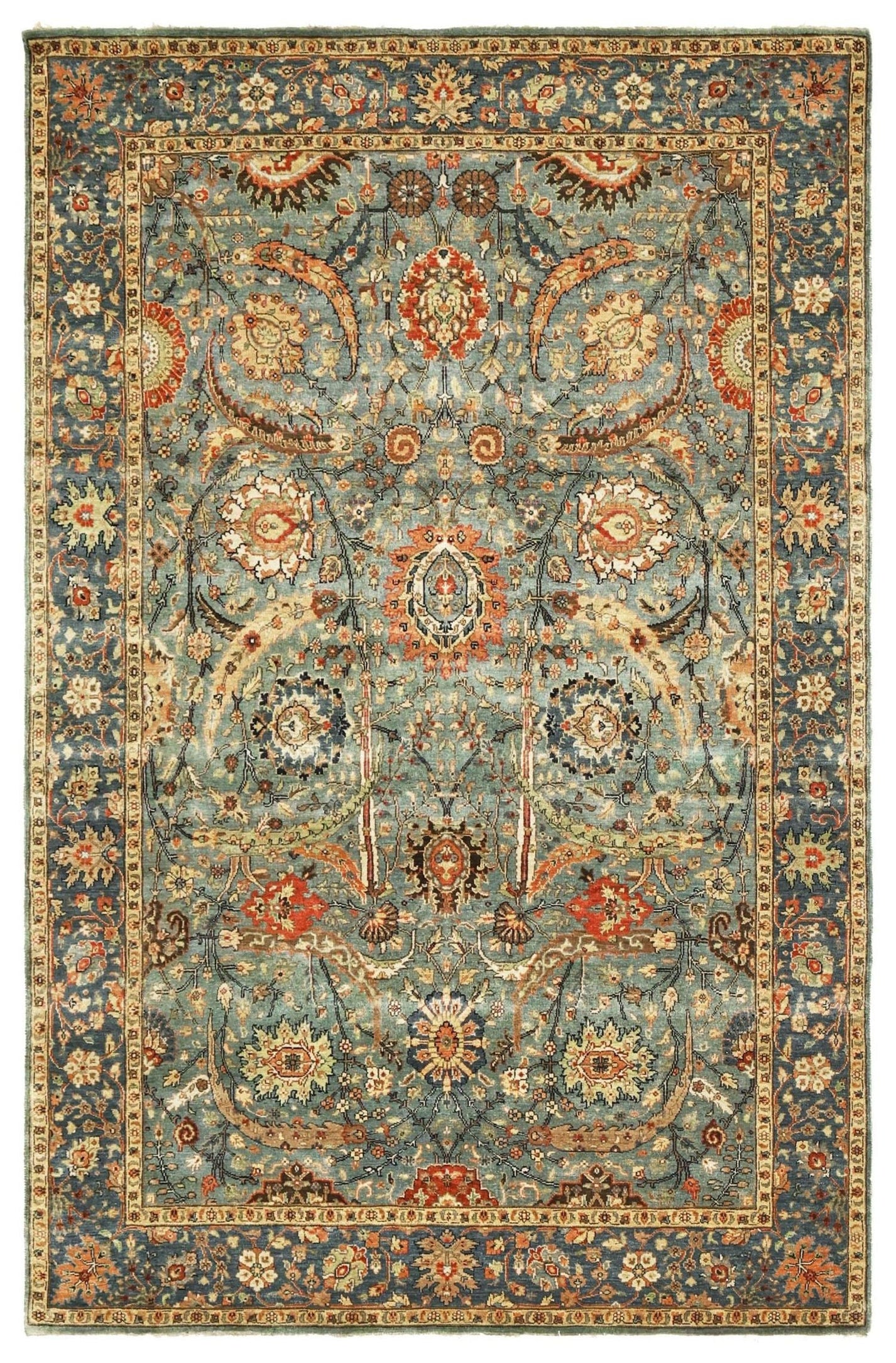 Sickle Leaf Handwoven Traditional Rug | Landry & Arcari – Landry ...