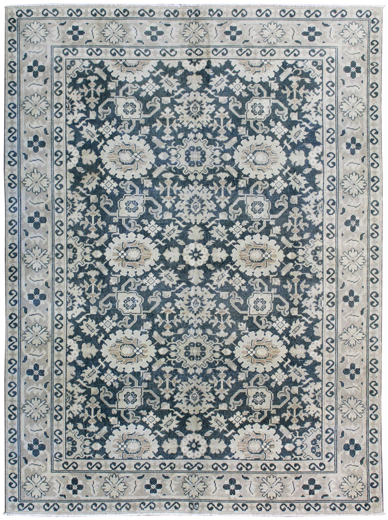 Vintage Bulgarian Mahal Handwoven Transitional Rug | Landry & Arcari