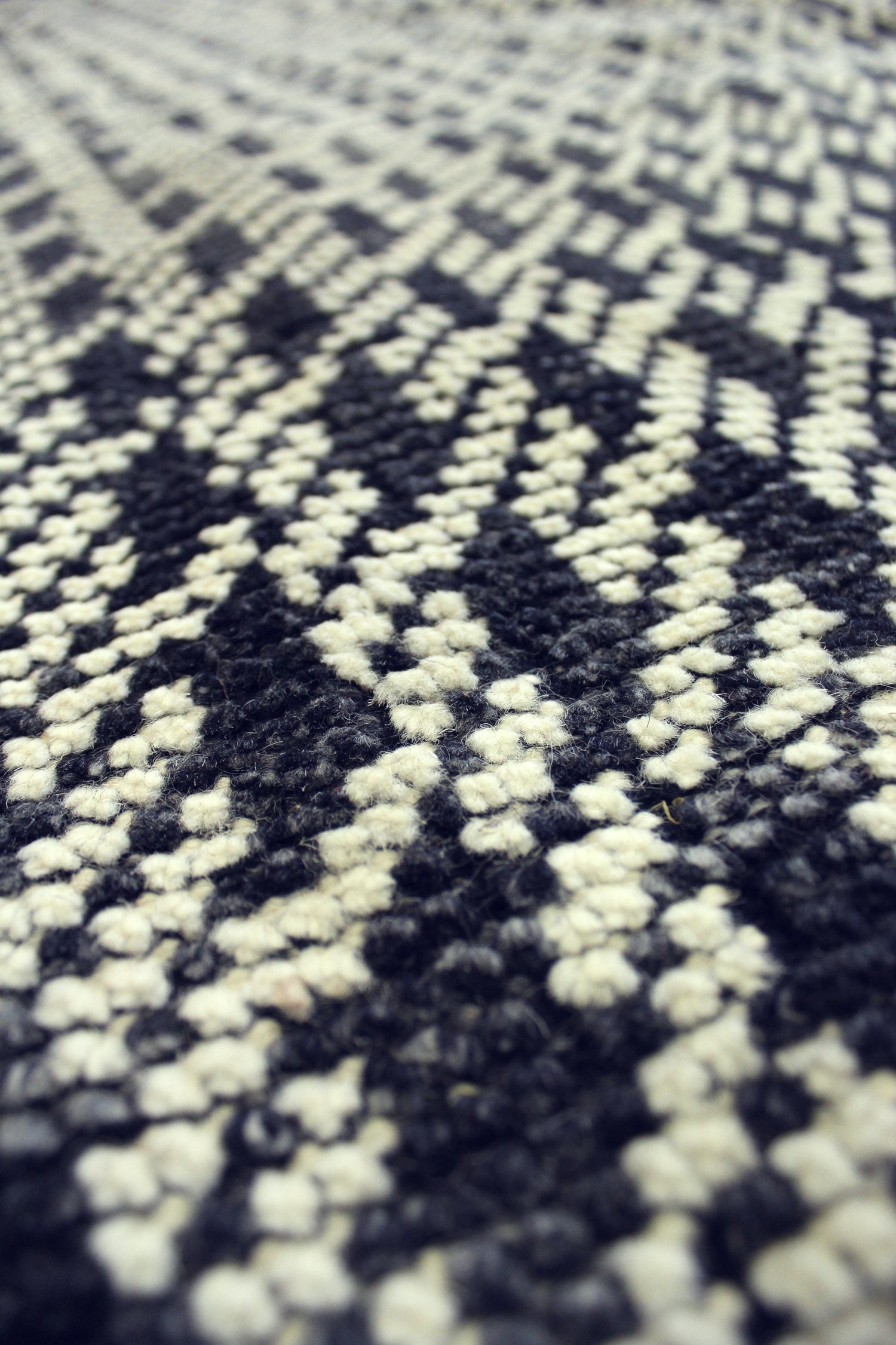 Houndstooth Handwoven Transitional Rug | Landry & Arcari