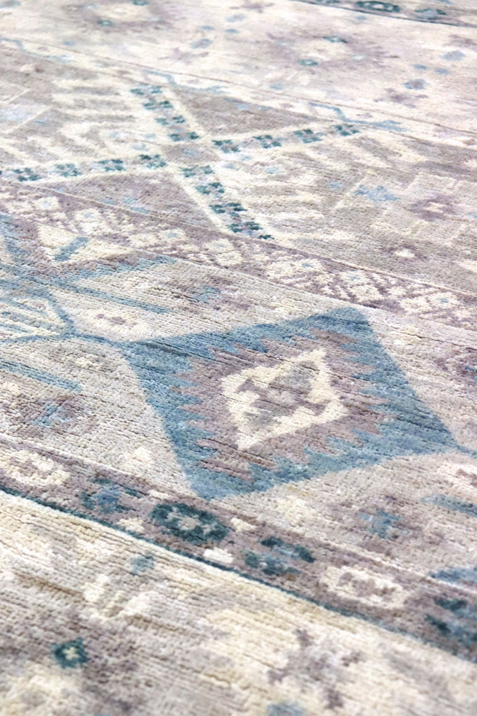 Ikat Handwoven Transitional Rug | Landry & Arcari