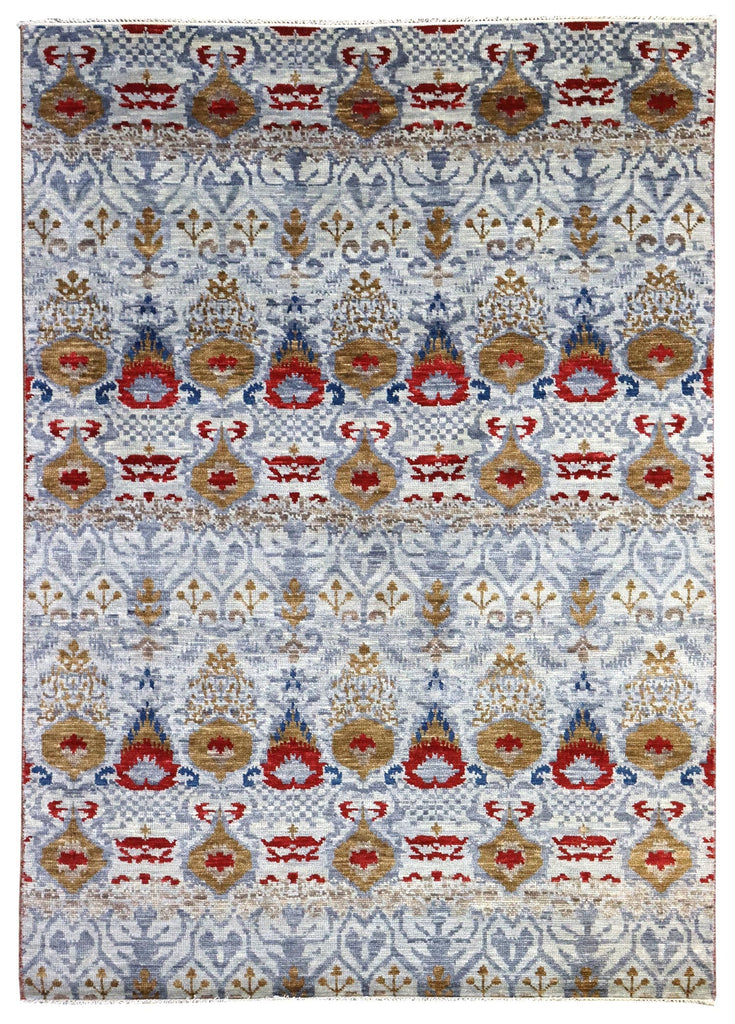 Ikat Handwoven Transitional Rug | Landry & Arcari