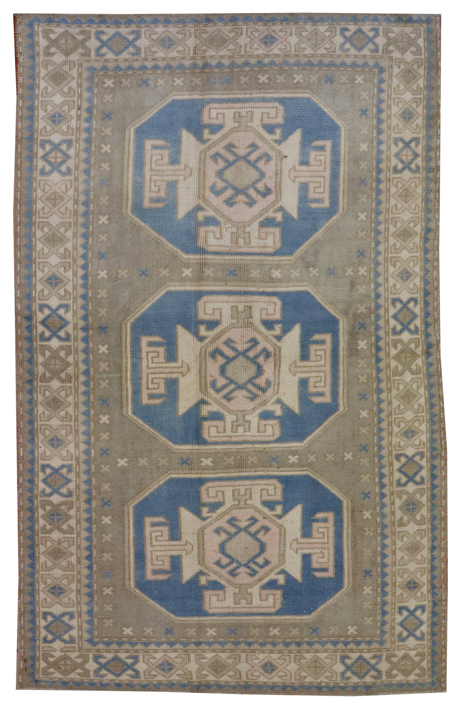 Vintage Nigde Handwoven Tribal Rug | Landry & Arcari